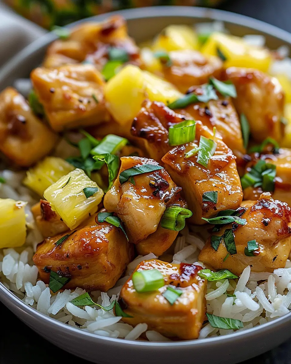 Pineapple Chicken and Rice